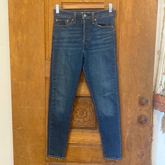 Levi's | Jeans | Levi Wedgie Skinny Denim Jean High Rise Button Fly Size 27 | Poshmark